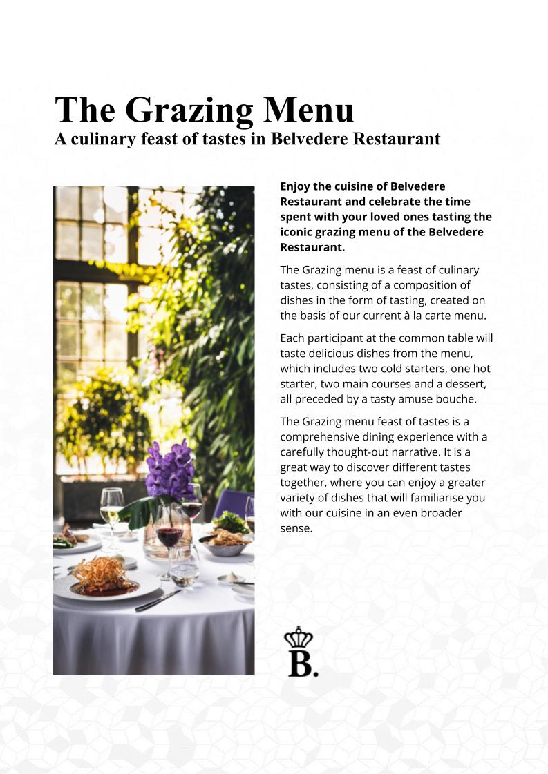 Grazing Menu ENG - Restauracja Belvedere